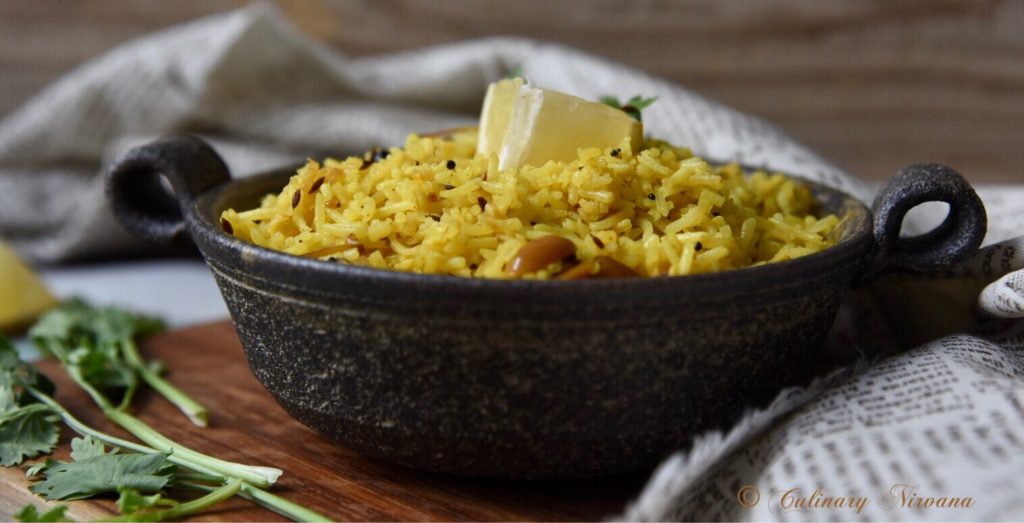 Chitrannam (Lemon Rice) - Culinary Nirvana