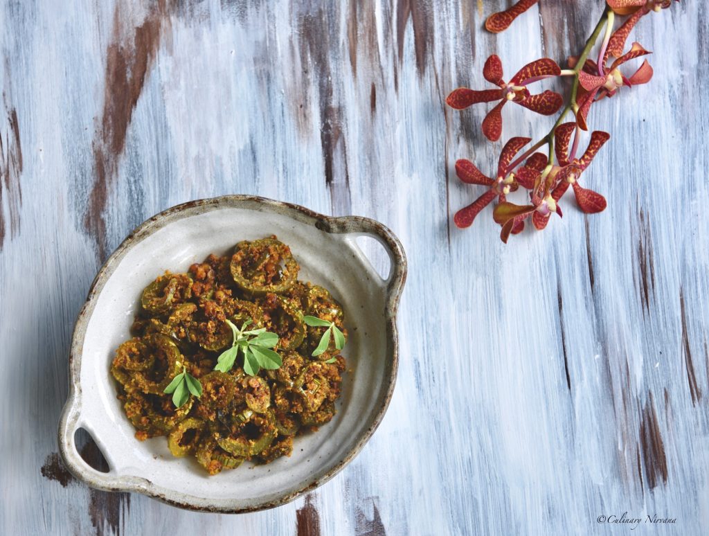 Padwal Chi Bhaji ( Snake Gourd Stir-fry) - Culinary Nirvana